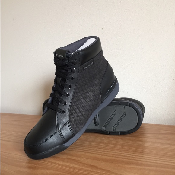 Rockport | Shoes | Rockport Mid Black Boot | Poshmark